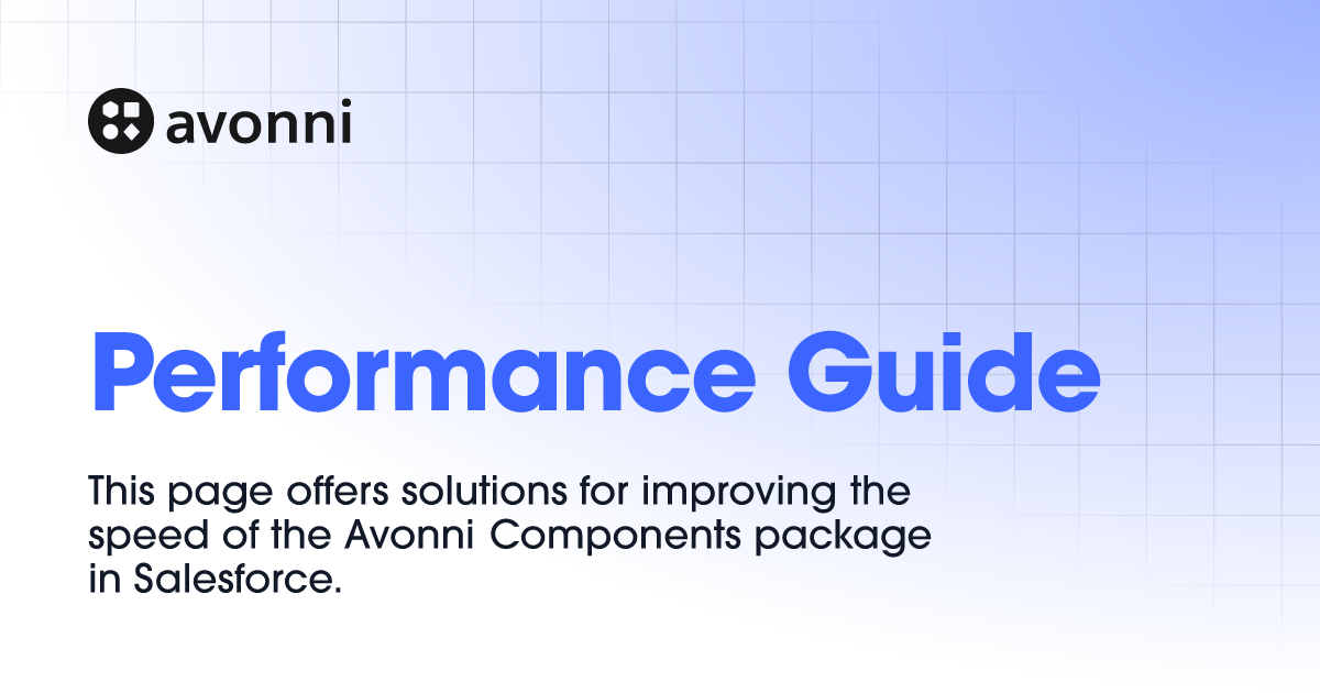 Performance Guide | Documentation Hub