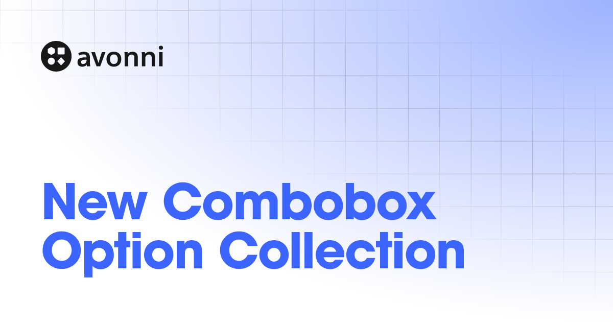 New Combobox Option Collection | Documentation Hub