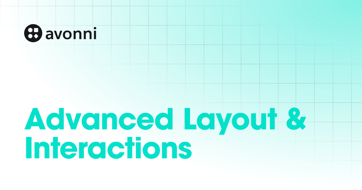 Advanced Layout & Interactions | Documentation Hub